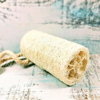 Organic Natural 4 Loofah Zero-Waste Exfoliating Bath Sponge
